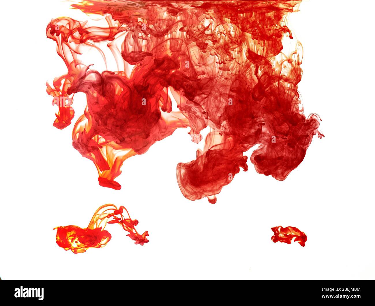 Red watercolour paint drops hi-res stock photography and images - Alamy