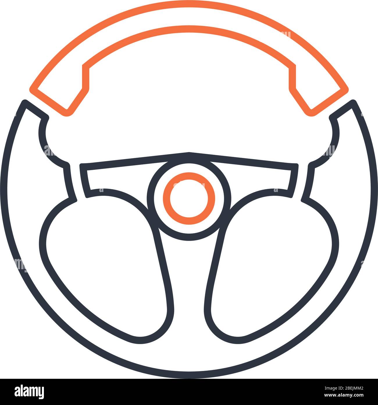Steering Wheel vector image logo Stock Vector Image & Art - Alamy