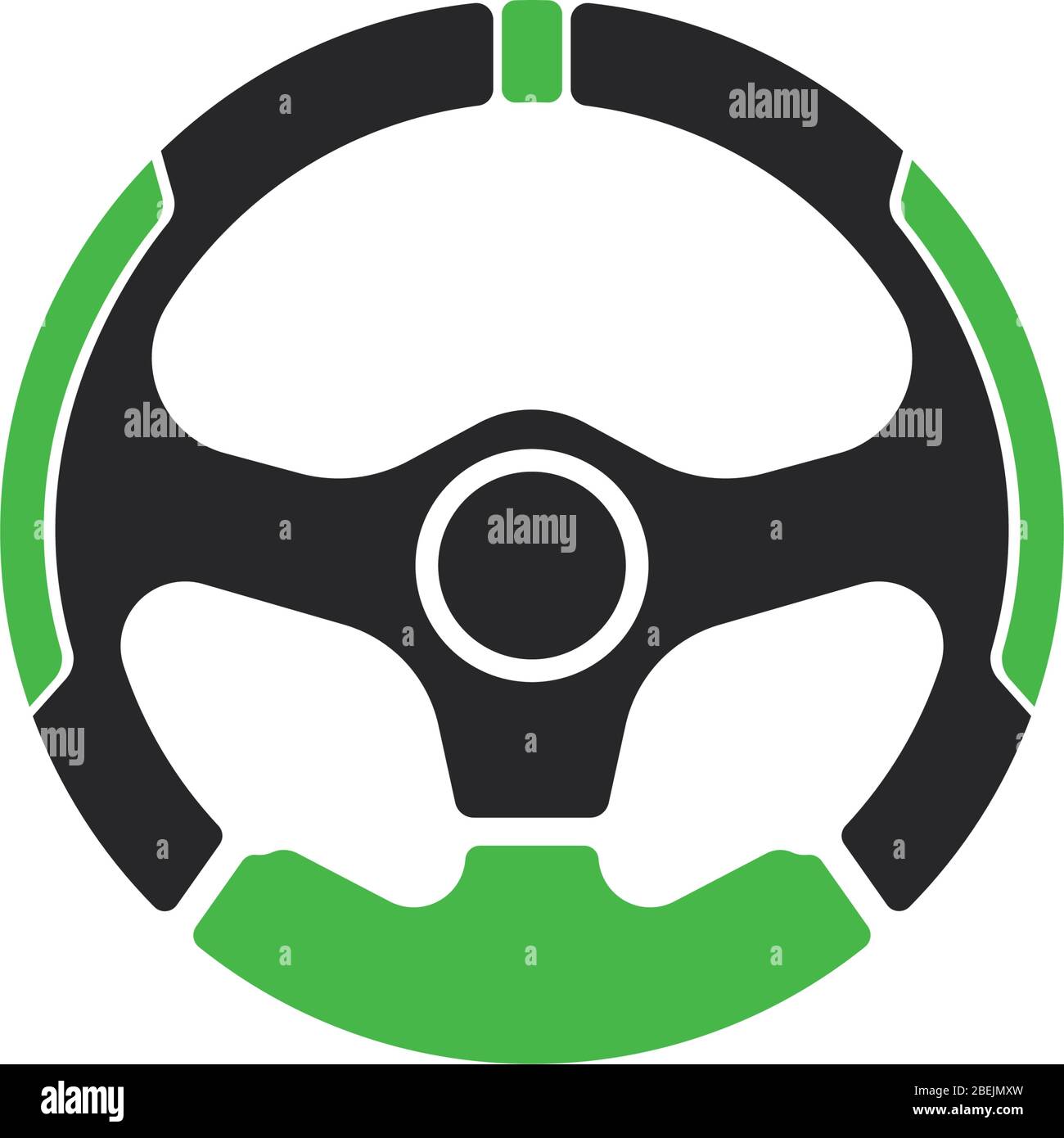 Steering Wheel vector image logo Stock Vector Image & Art - Alamy