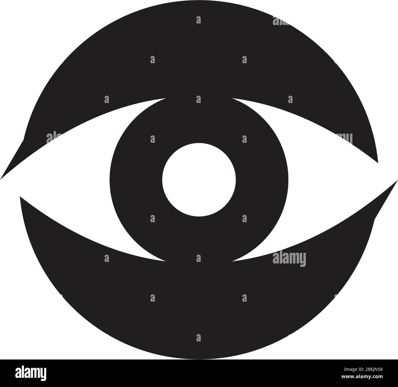 Eye vector logo design image template Stock Vector Image & Art - Alamy