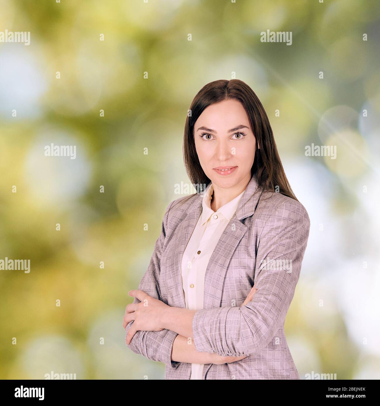 Business medical woman portrait. Lady success patient. White girl ...
