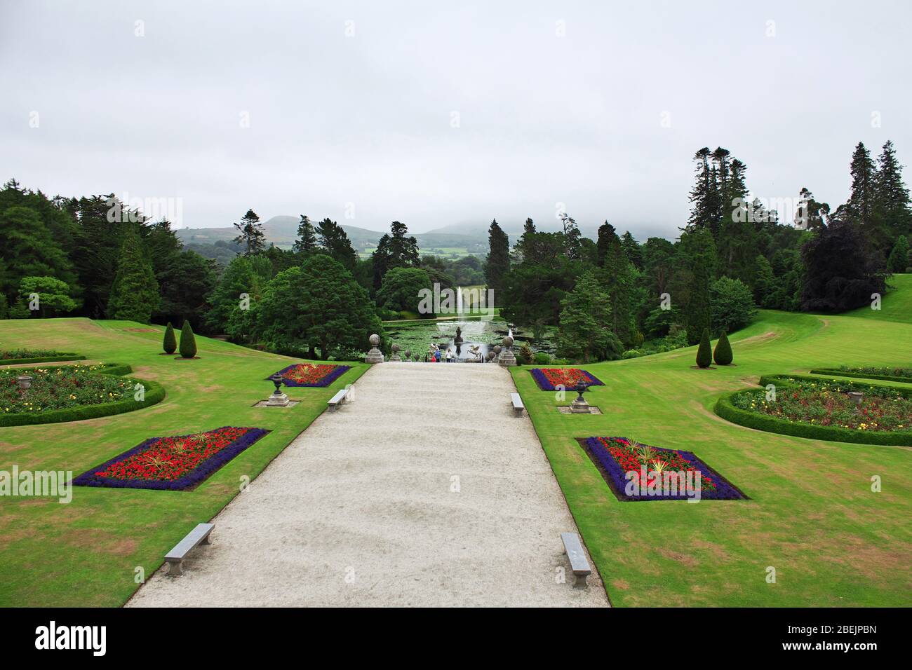 Powerscourt castle historic landmark hi-res stock photography and ...