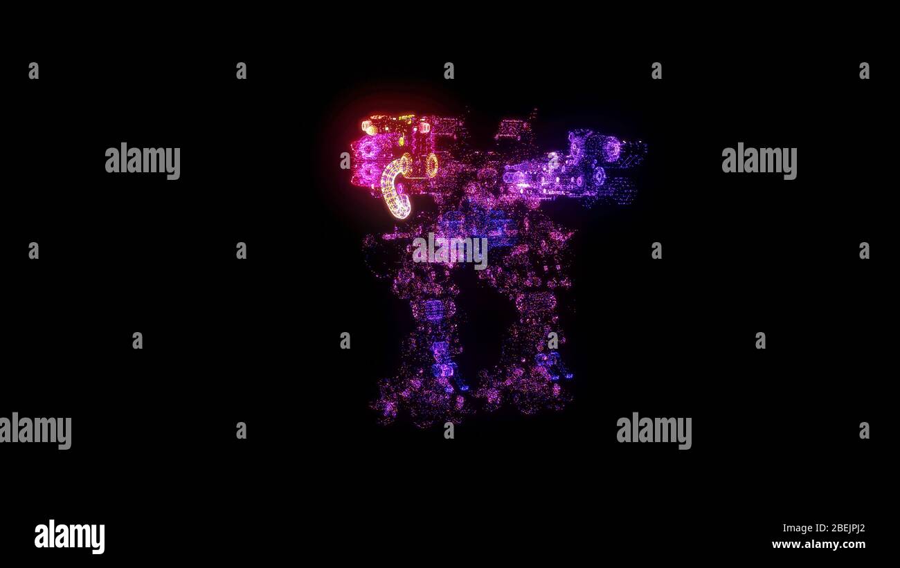 Hologram technology background hi-res stock photography and images - Alamy
