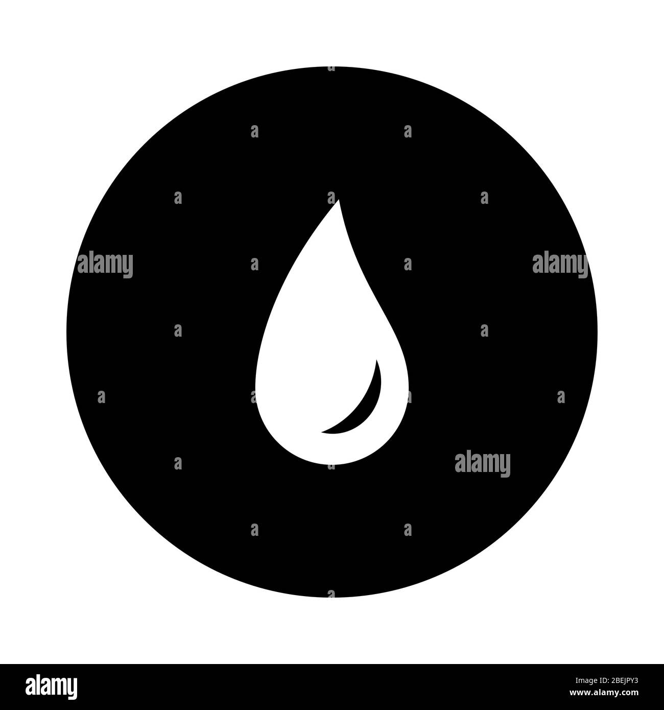 Water drop and circle Stock Photo - Alamy