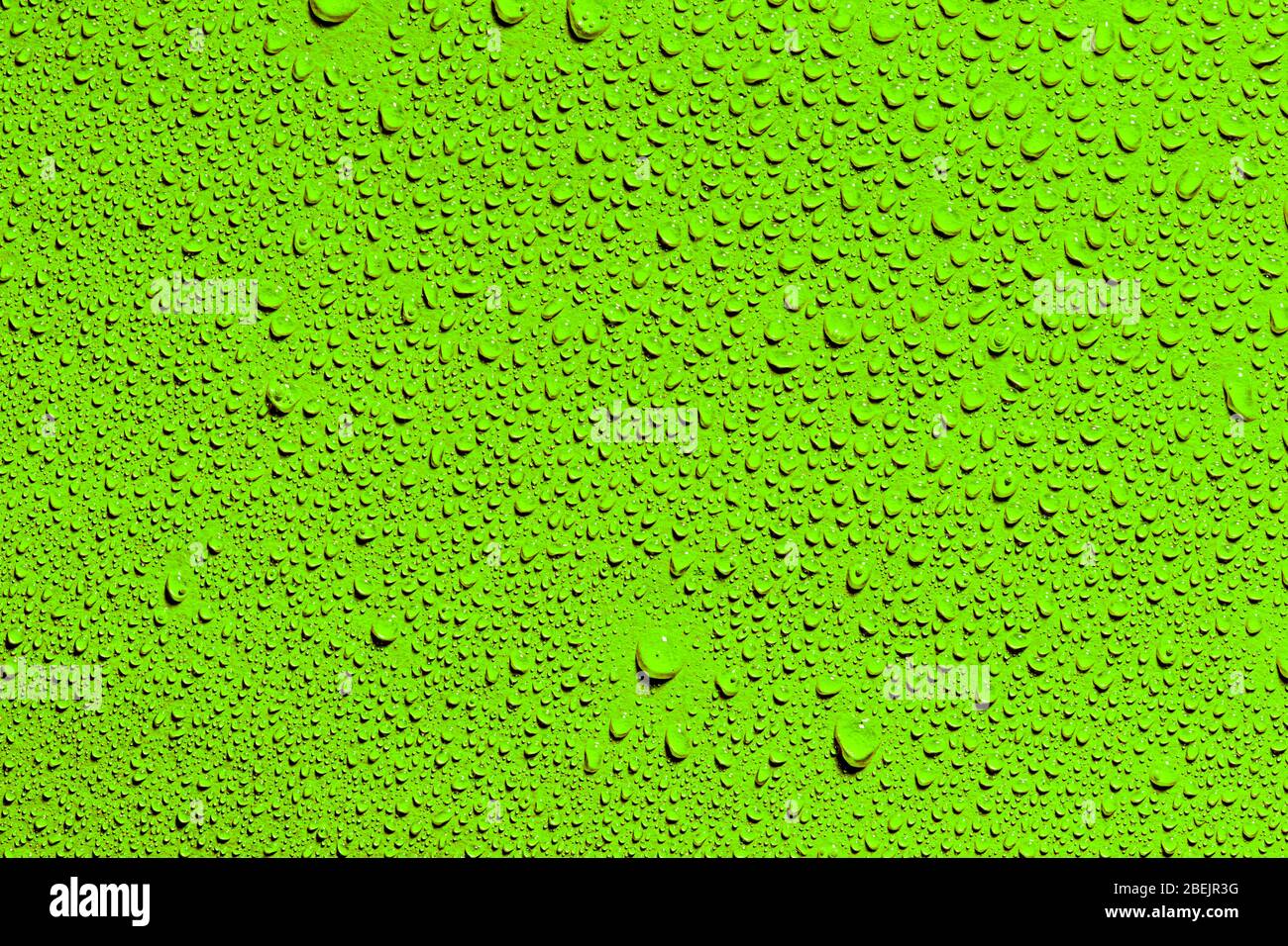 Macro water drops texture on a yellow background. Abstract pattern or ...