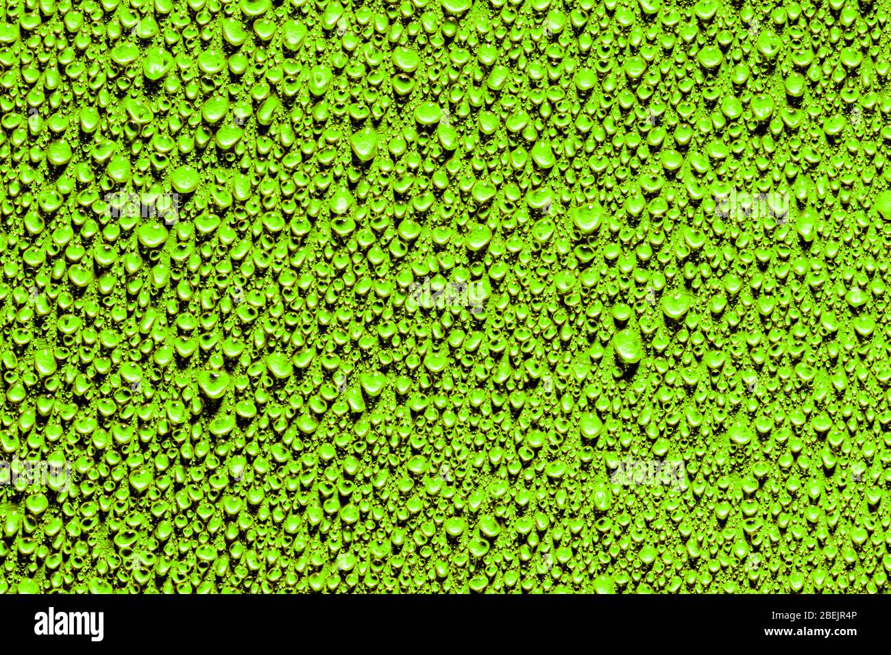Macro water drops texture on a yellow background. Abstract pattern or ...