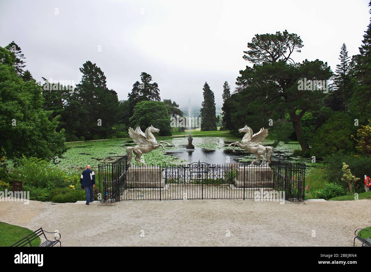Powerscourt castle historic landmark hi-res stock photography and ...