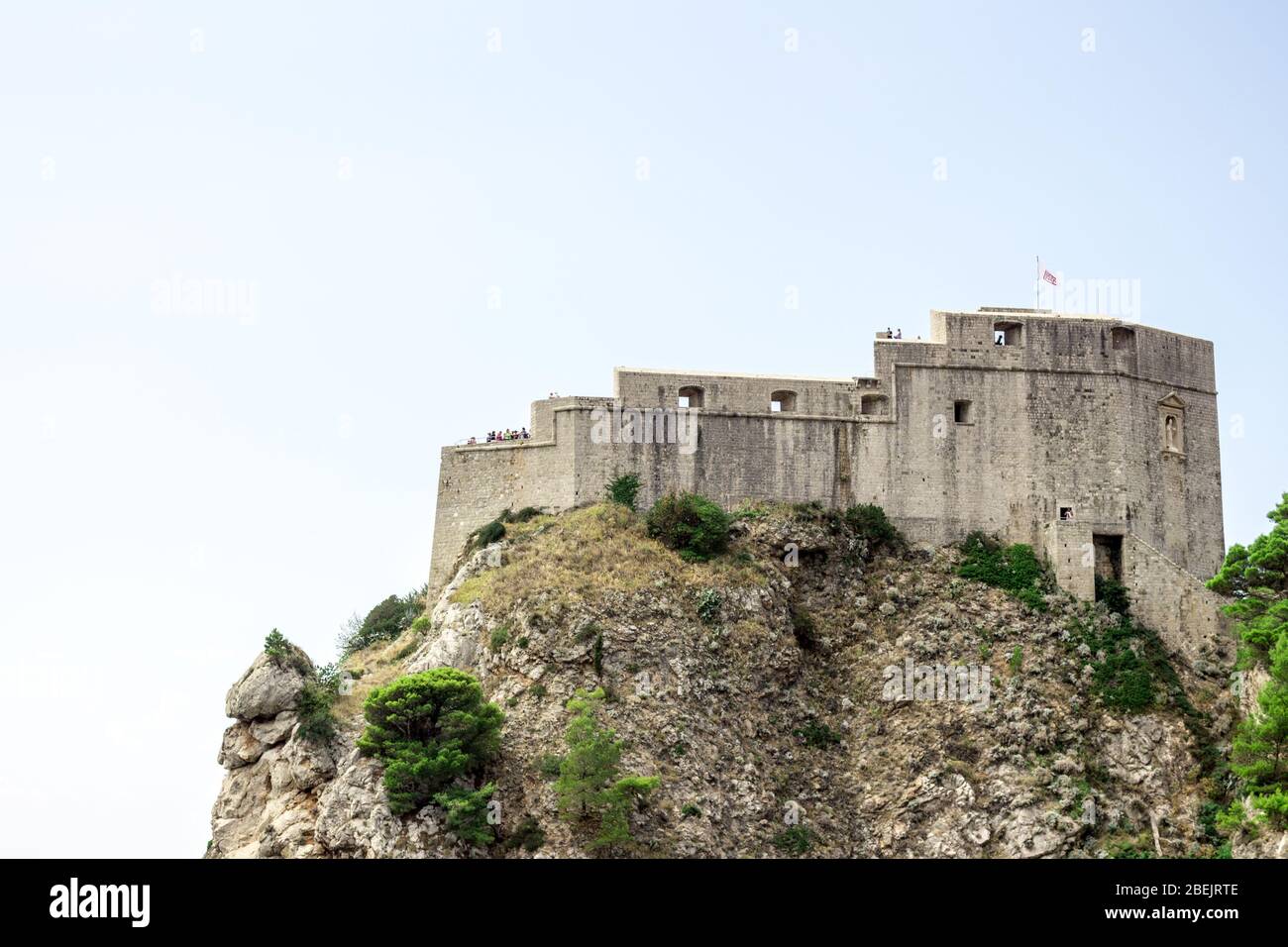 Dubrovnik old town city view, old castle view, Ancient fortress view ...