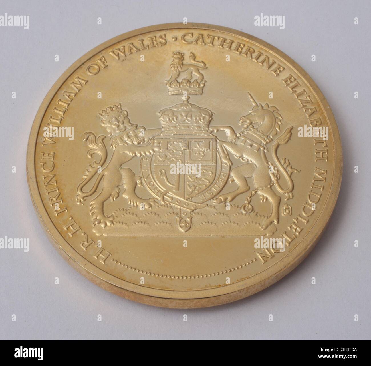 A Commemorative British Gold coin for the Royal Engagement of Prince ...