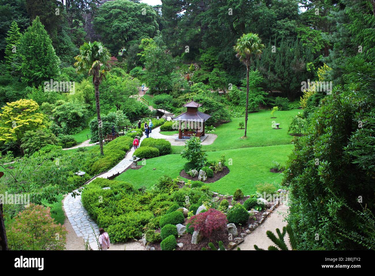 Powerscourt castle historic landmark hi-res stock photography and ...