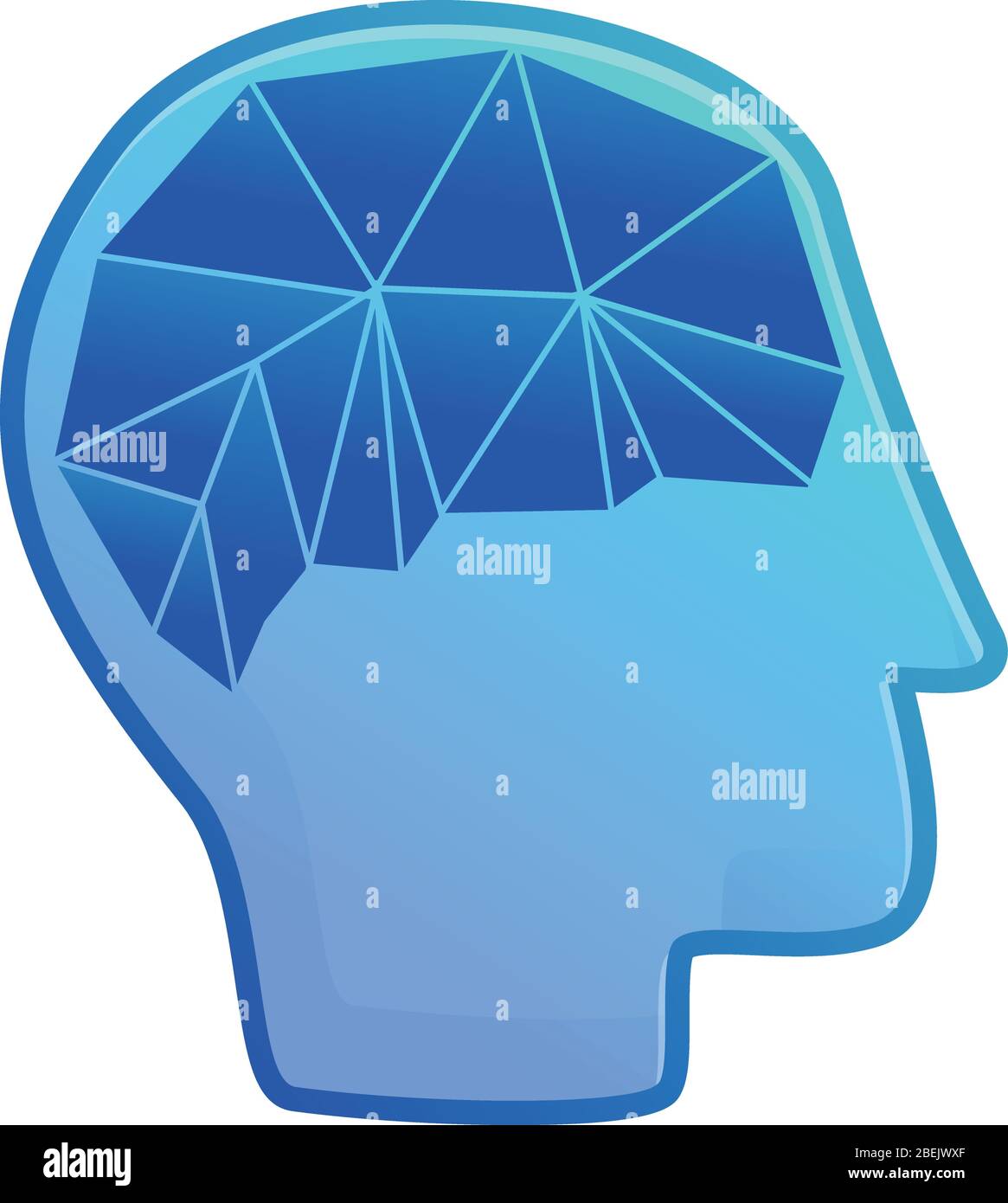 Ai brain icon. Cartoon of ai brain vector icon for web design isolated ...