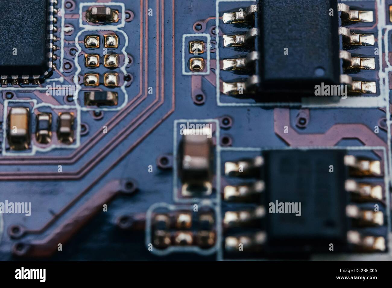 Circuit board repair. Electronic hardware modern technology ...