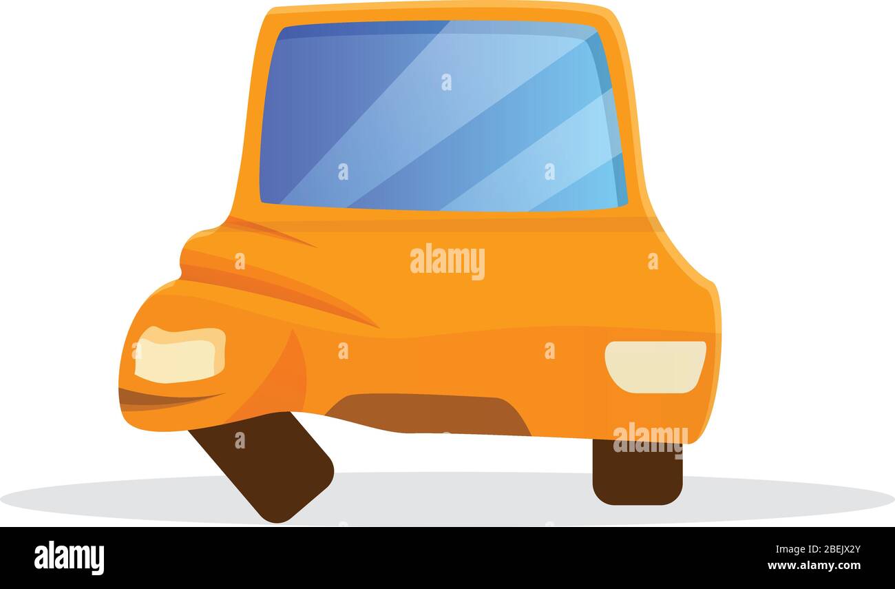 Car side accident icon. Cartoon of car side accident vector icon for ...