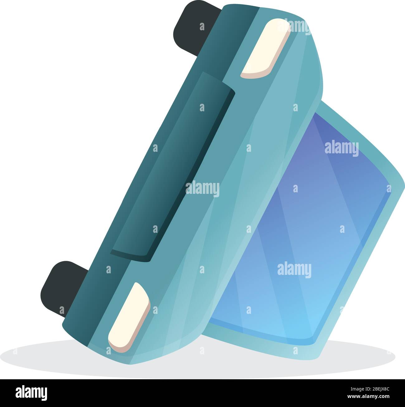 Car breaking accident icon. Cartoon of car breaking accident vector ...