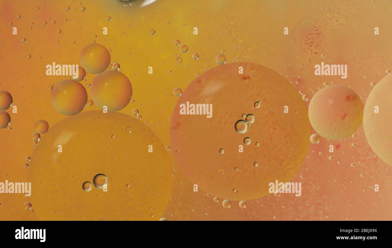 Fantastic structure of colorful bubbles. Chaotic motion. Abstract ...