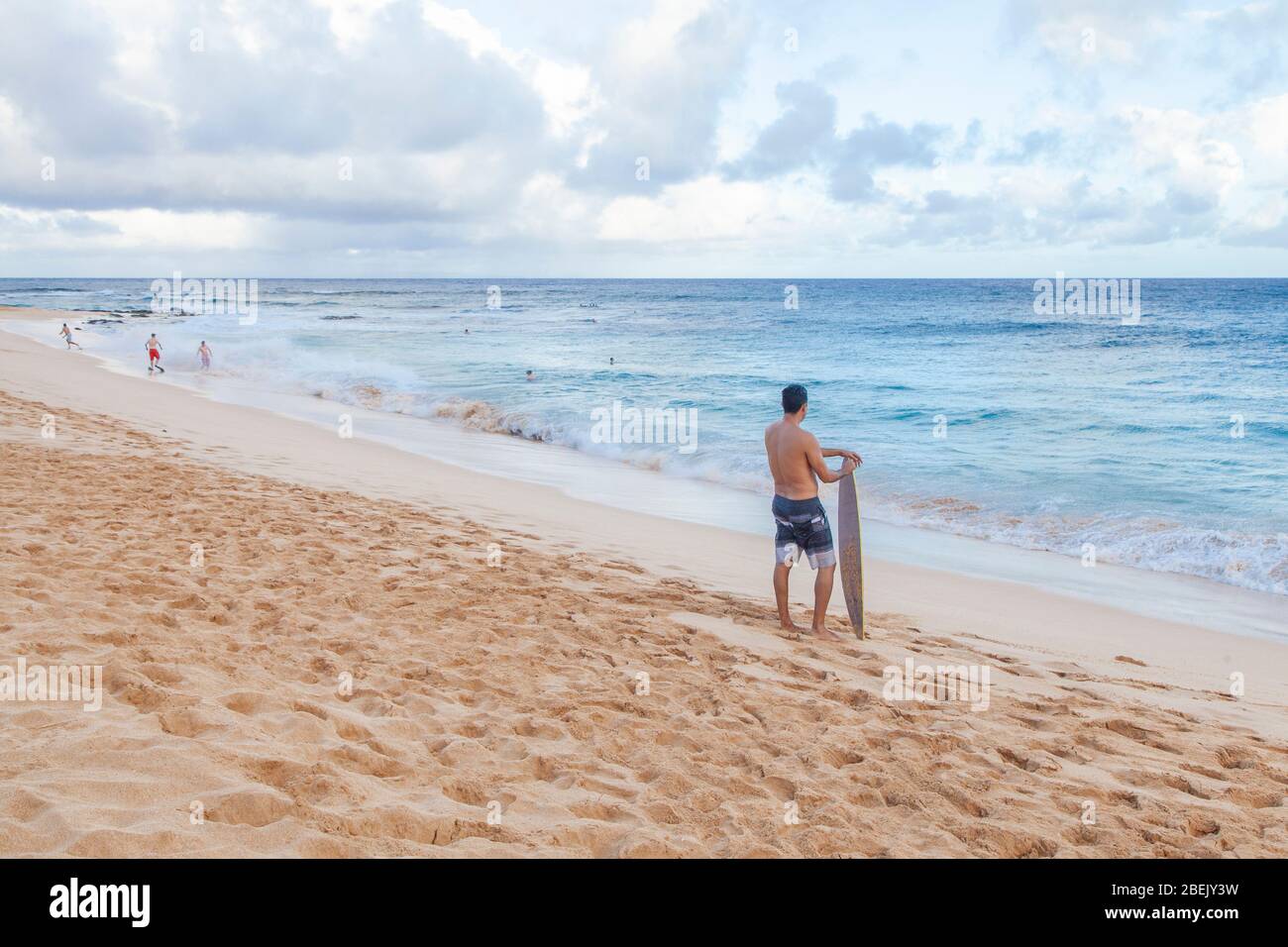 Hawaii, USA. Oahu: Sandy Beach Park, Honolulu Stock Photo - Alamy