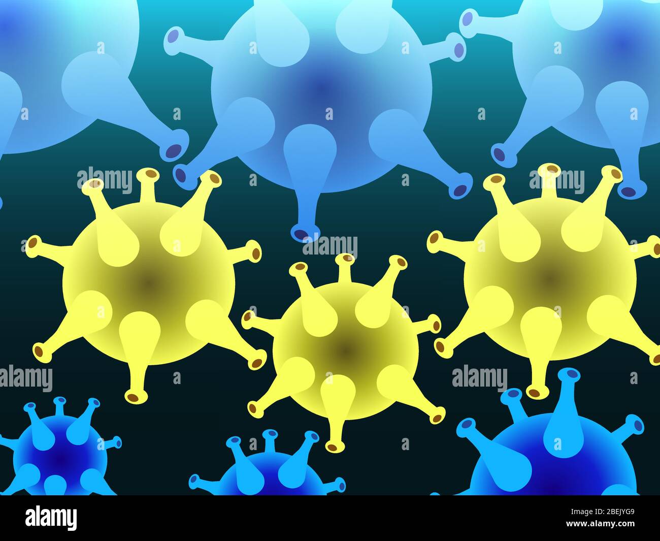 Virus illustrative pattern and background. Health care and medical ...
