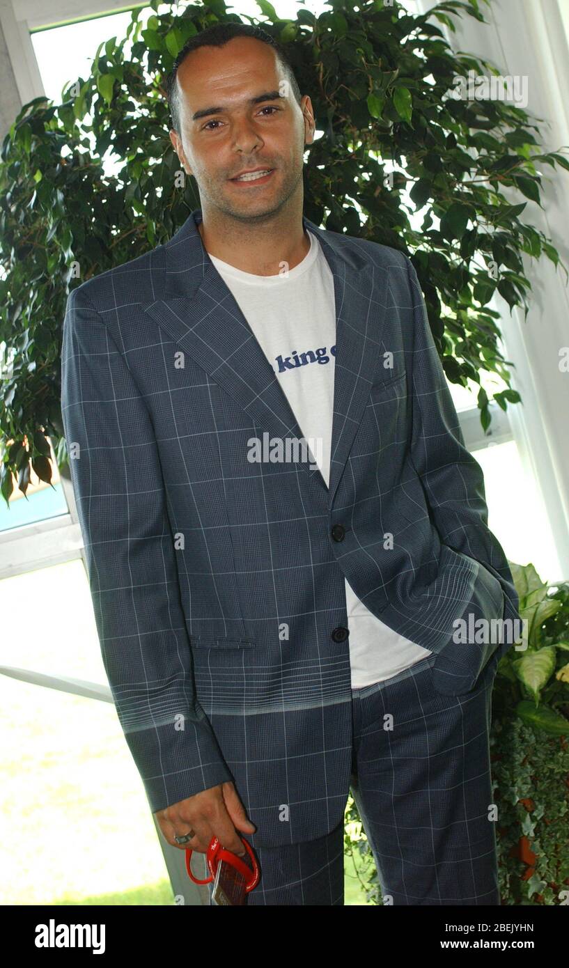 Actor Michael Greco pictured at the Ladies Day event at The Welsh Open ...