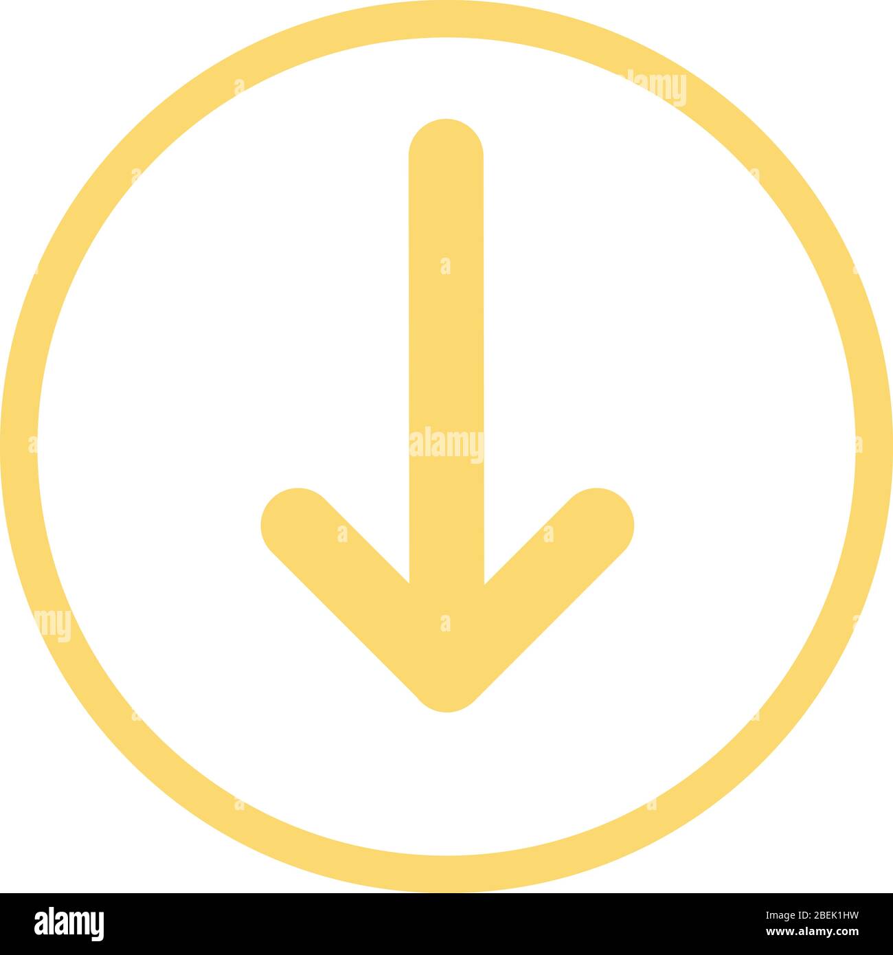 Pointer, arrow in modern flat style. Arrow button isolated on white background. Symbol for web ...