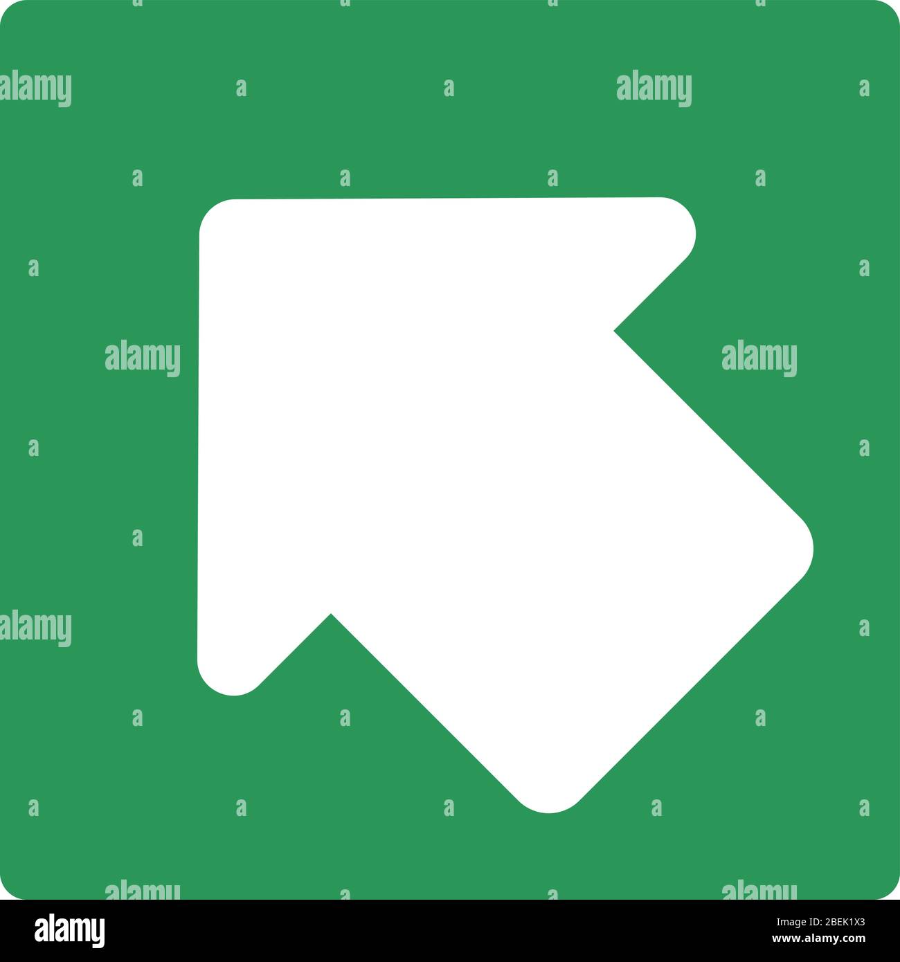 Pointer, arrow in modern flat style. Arrow button isolated on white background. Symbol for web ...