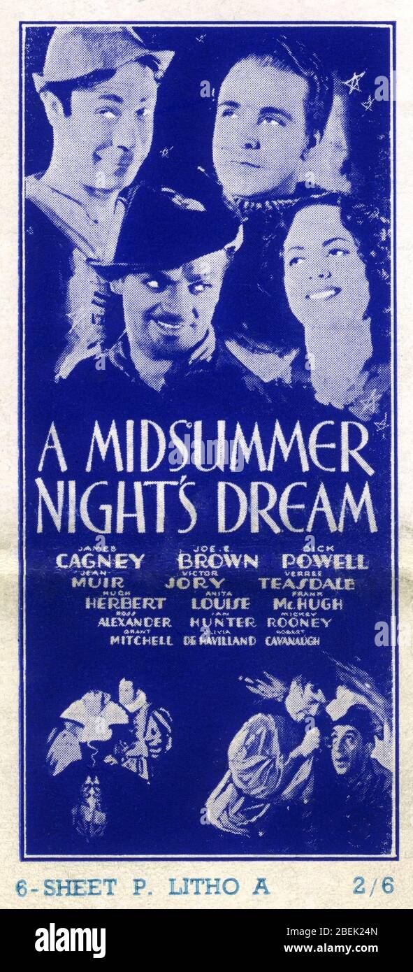 JAMES CAGNEY OLIVIA de HAVILLAND JOE E. BROWN DICK POWELL IAN HUNTER and HUGH HERBERT in A ...