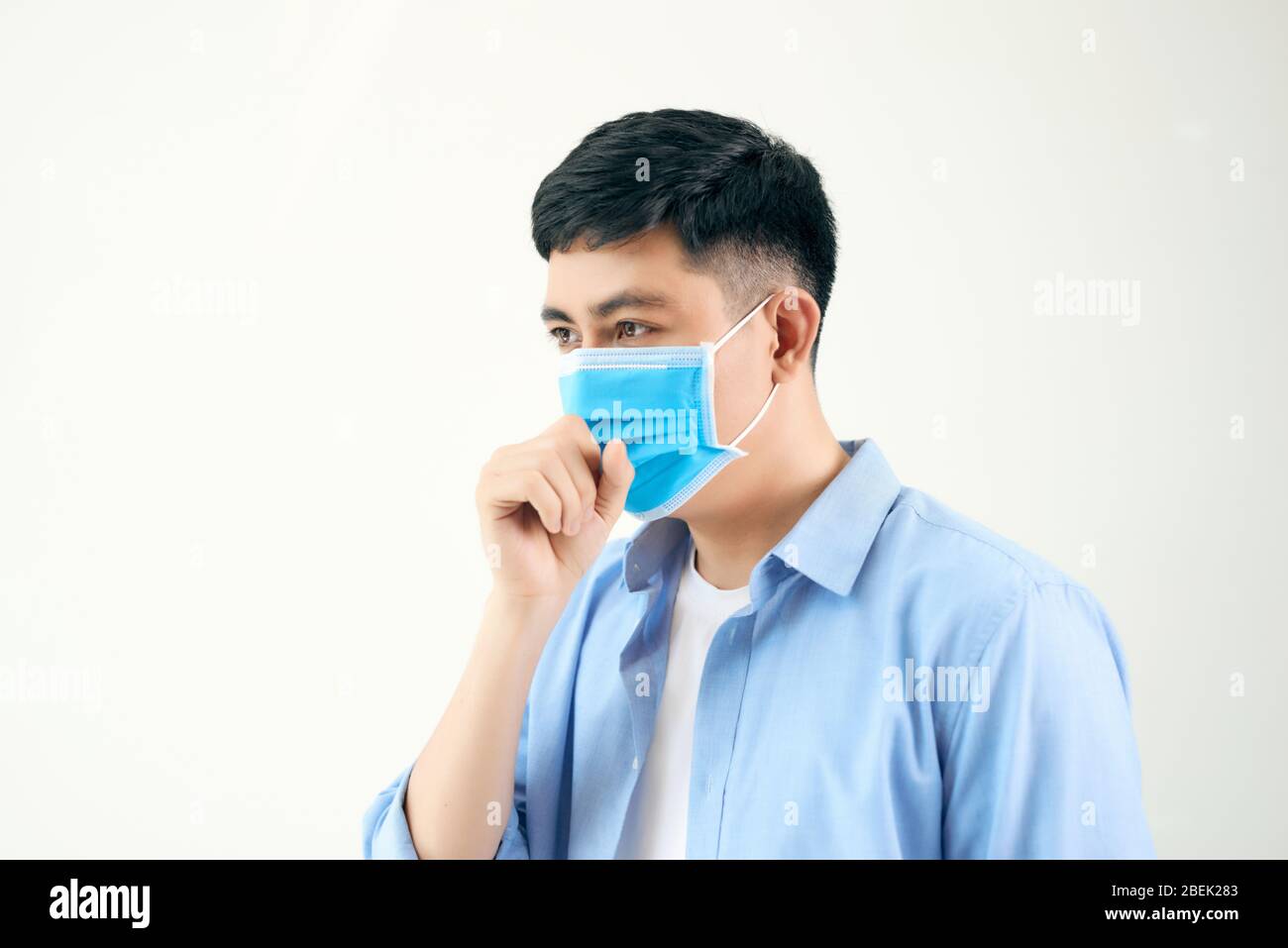Doctor mask coughing hi-res stock photography and images - Alamy