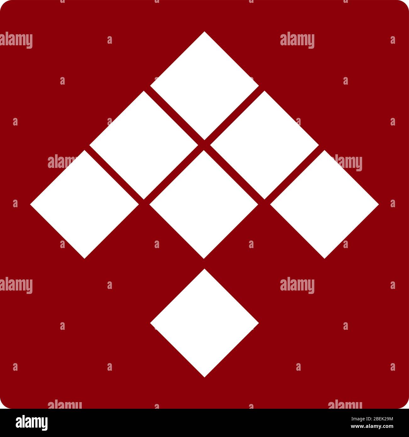Pointer, arrow in modern flat style. Arrow button isolated on white ...