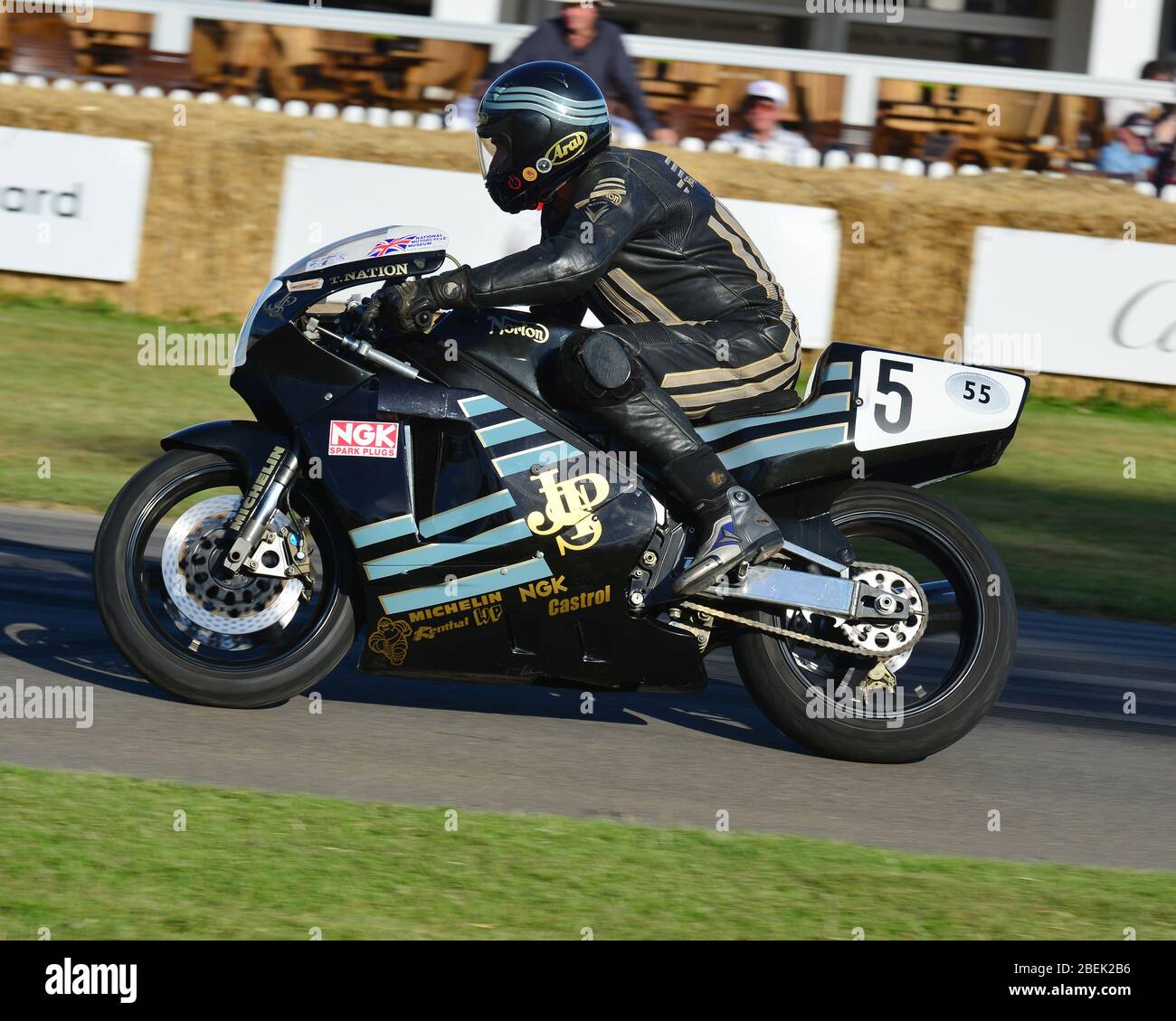 Trevor Nation, Norton JPS Works Rotary NRS, Goodwood Festival of Speed ...