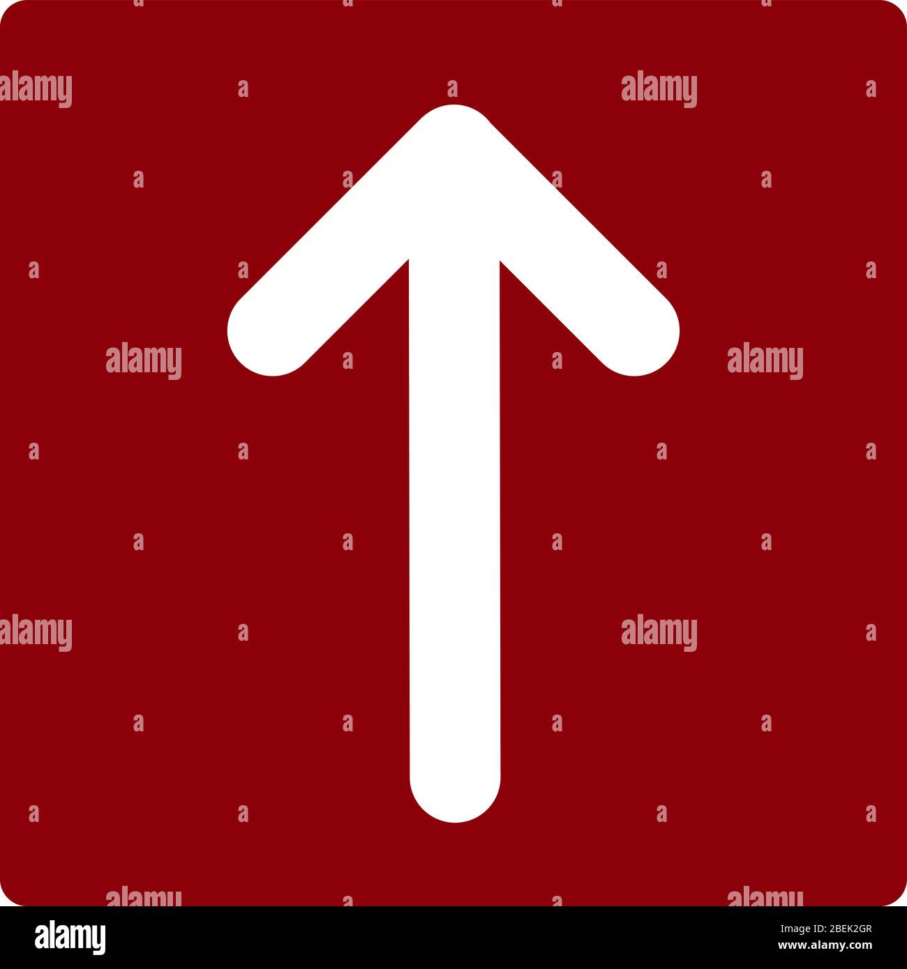 Pointer, arrow in modern flat style. Arrow button isolated on white ...