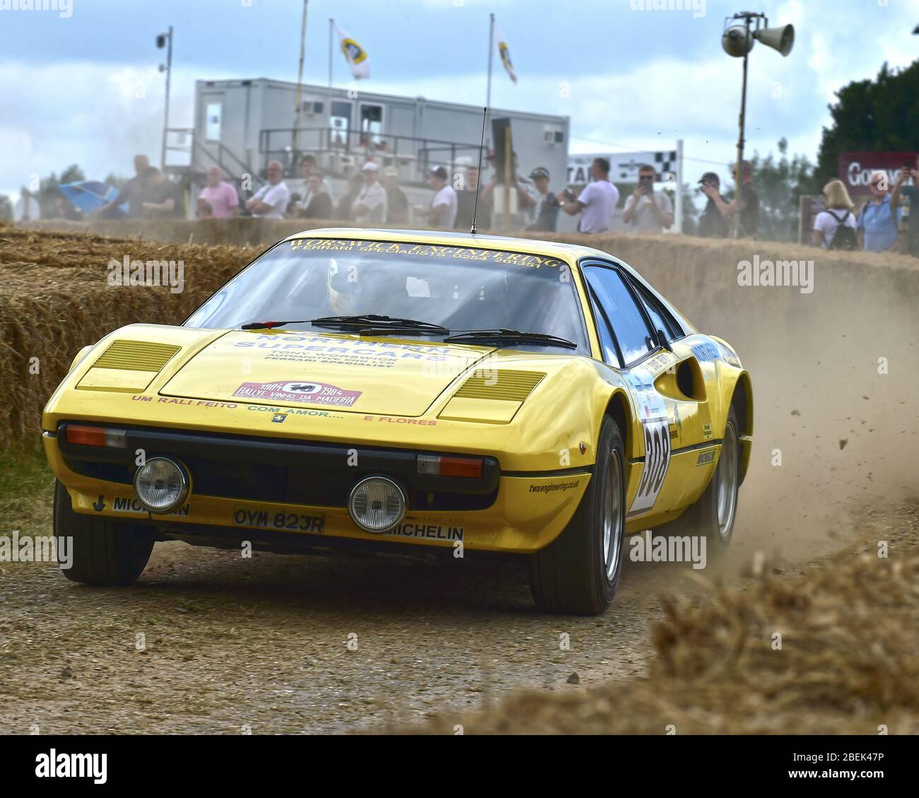 Tony Worswick, Ferrari 308 GTB, Forest Rally Stage, Goodwood Festival ...