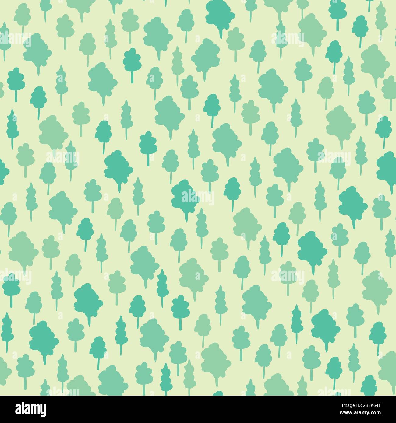 mint green woodland seamless vector pattern Stock Vector Image & Art ...