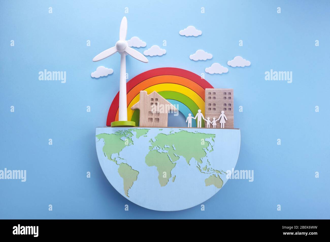 Simple world map hi-res stock photography and images - Alamy