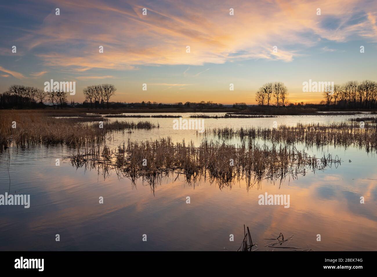 Beautiful colours after sunset hi-res stock photography and images - Alamy