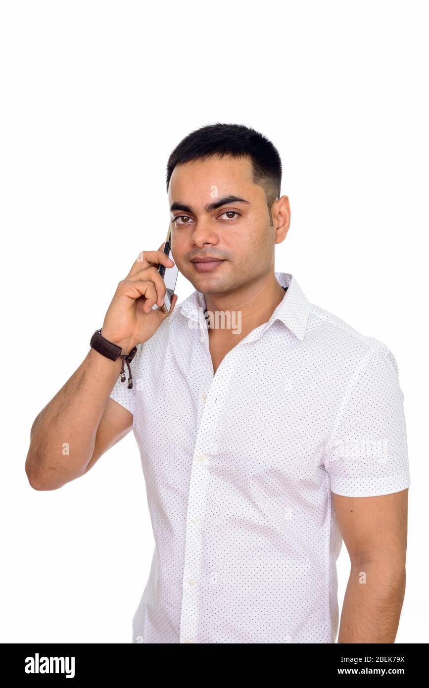 Indian men talking hi-res stock photography and images - Alamy
