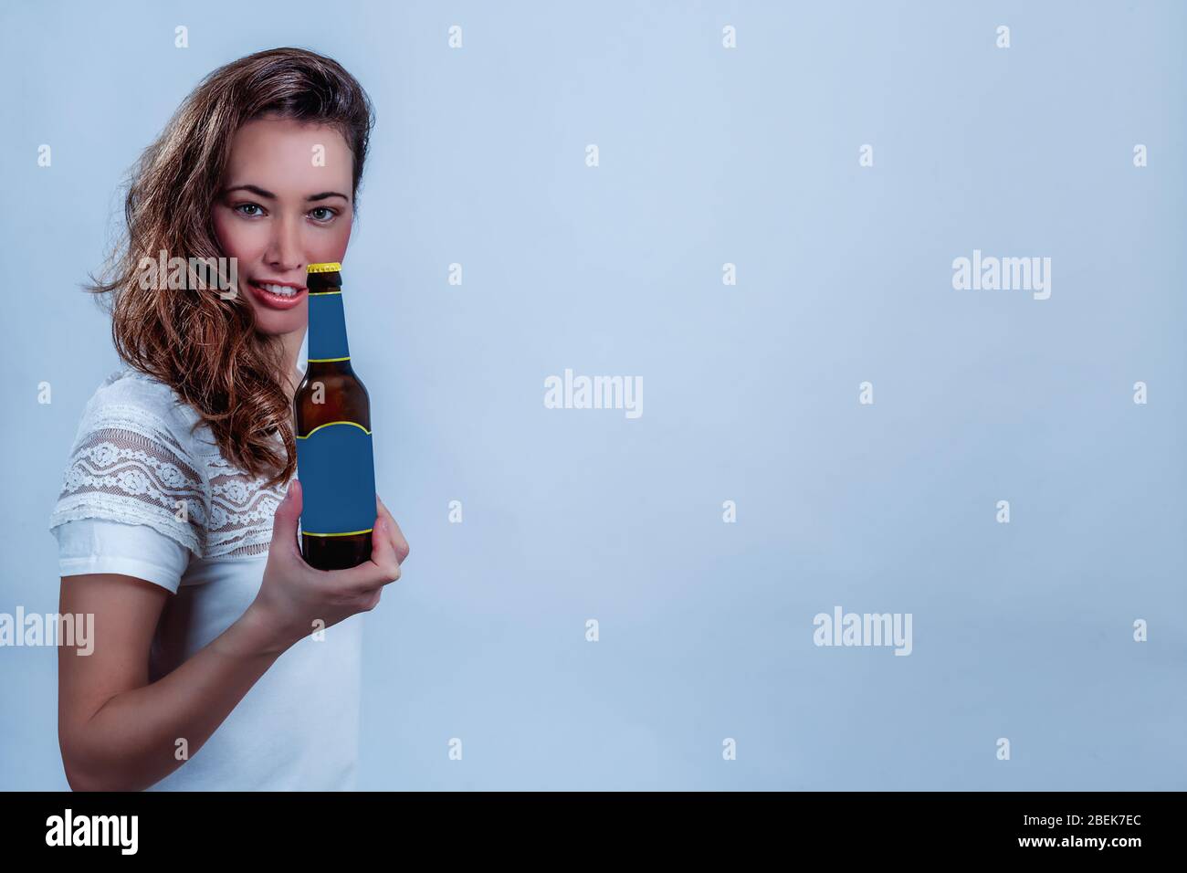 Women bottle hi-res stock photography and images - Alamy