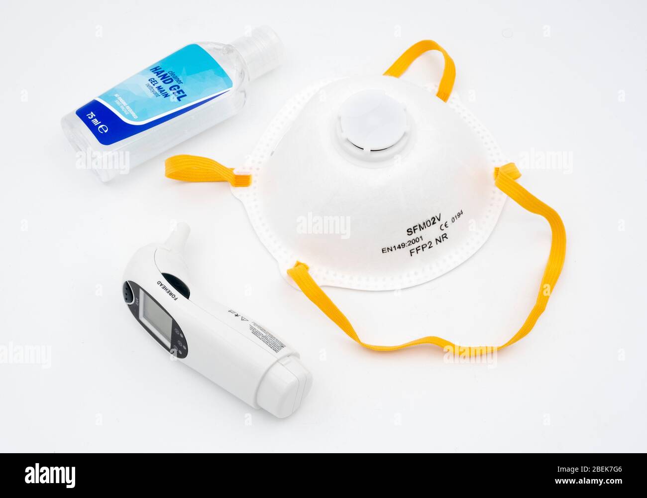 Gear used for COVID-19 SARS-CoV-2 Coronavirus prevention - FFP2 N95 ...