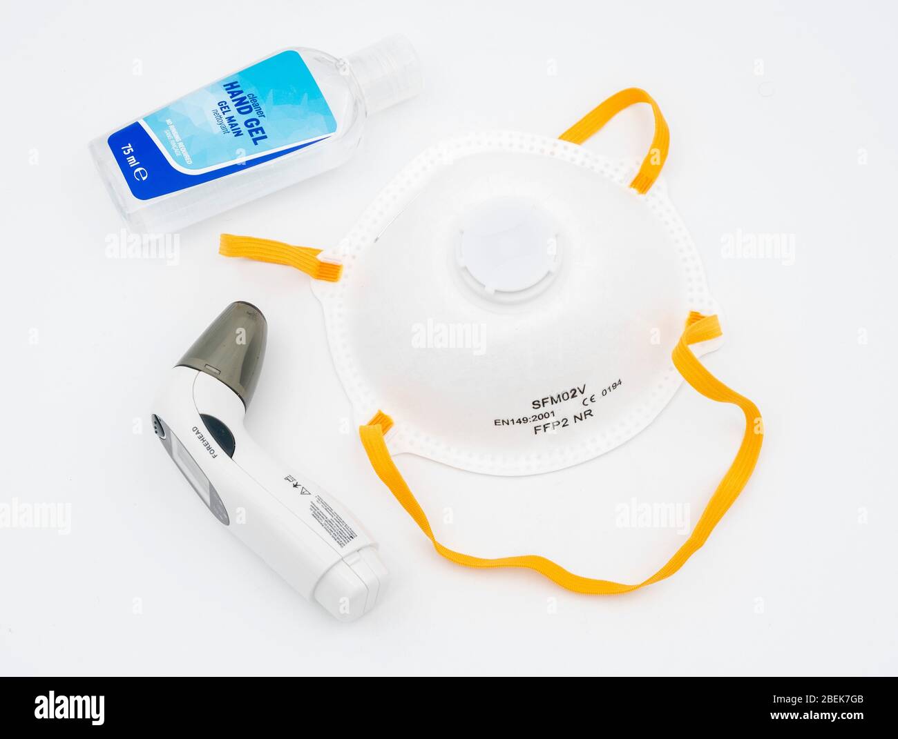 Gear used for COVID-19 SARS-CoV-2 Coronavirus prevention - FFP2 N95 ...