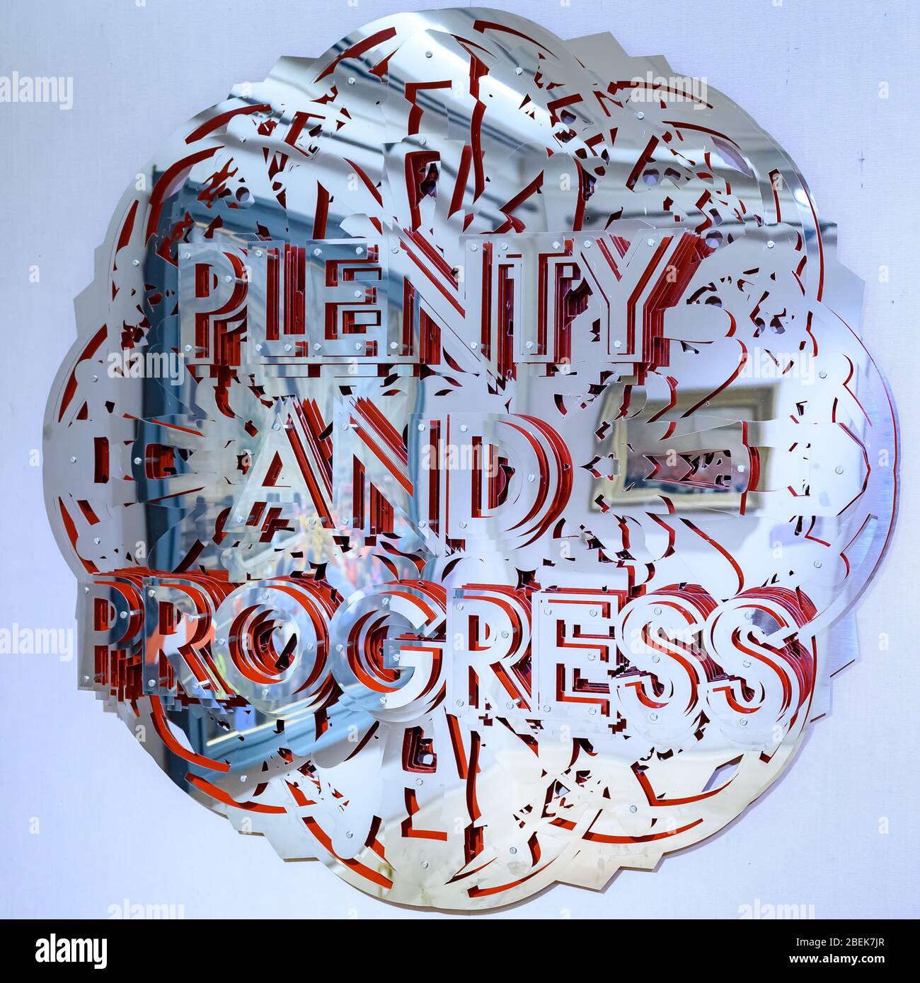 Plenty and Progress by Mark Titchner, Guildhall Art Gallery, City of ...