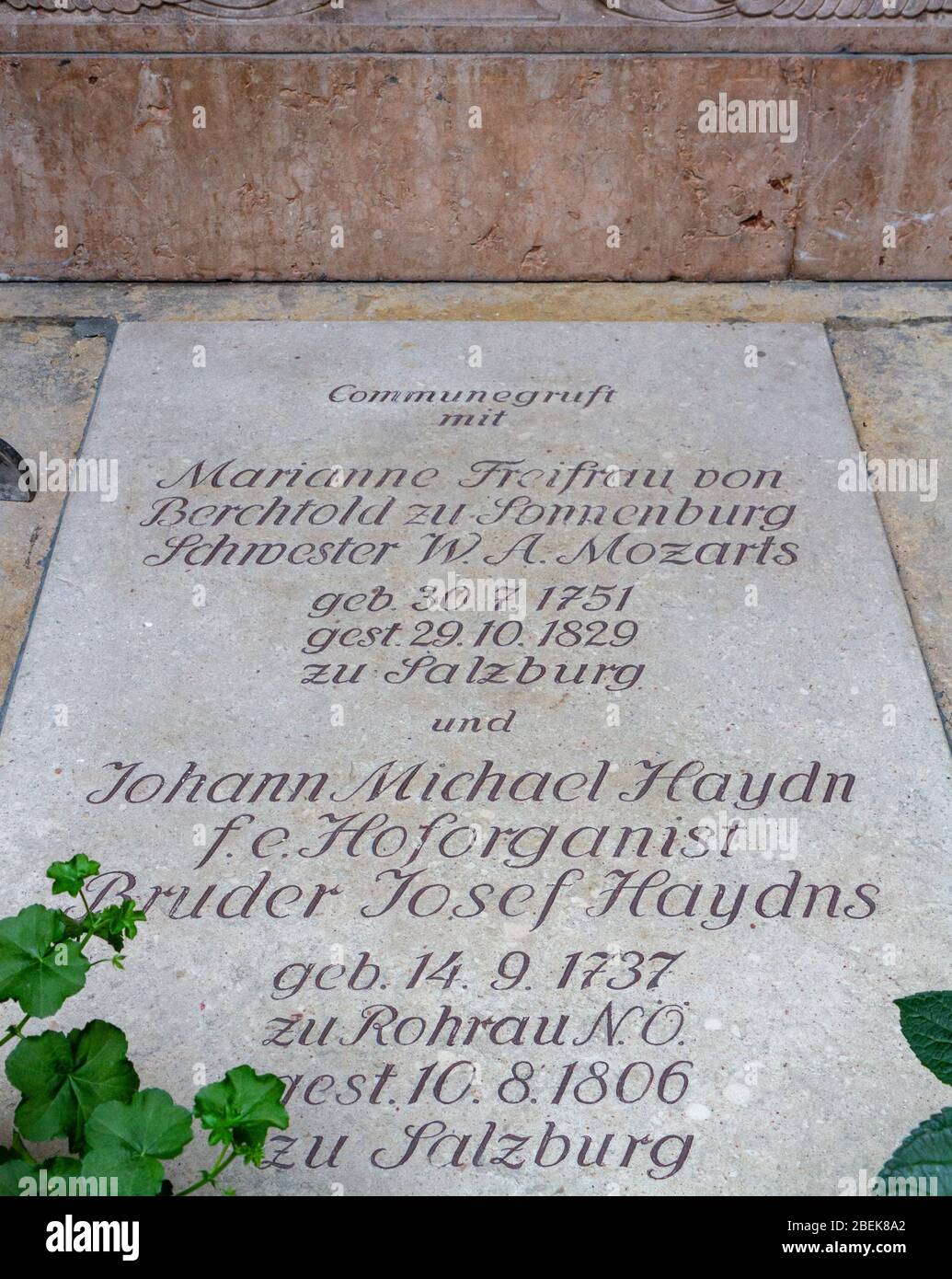 Joseph haydn grave hi-res stock photography and images - Alamy