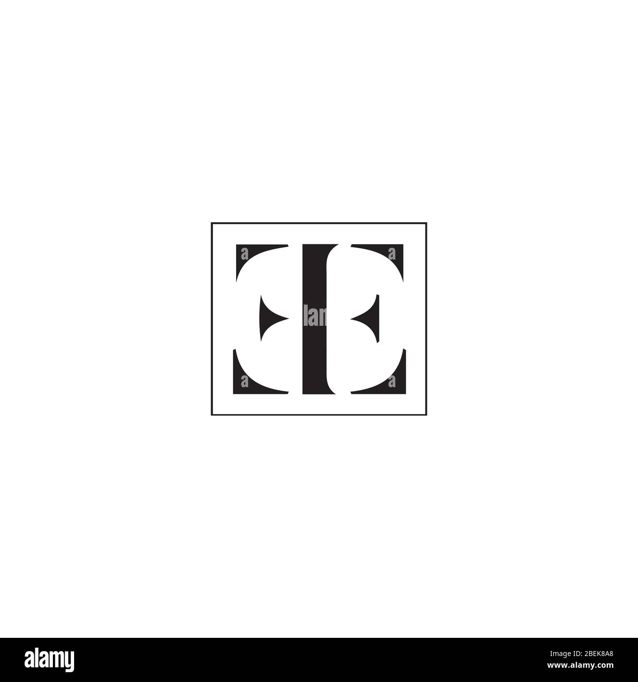 Initial letter ee logo or e logo vector design template Stock Vector ...