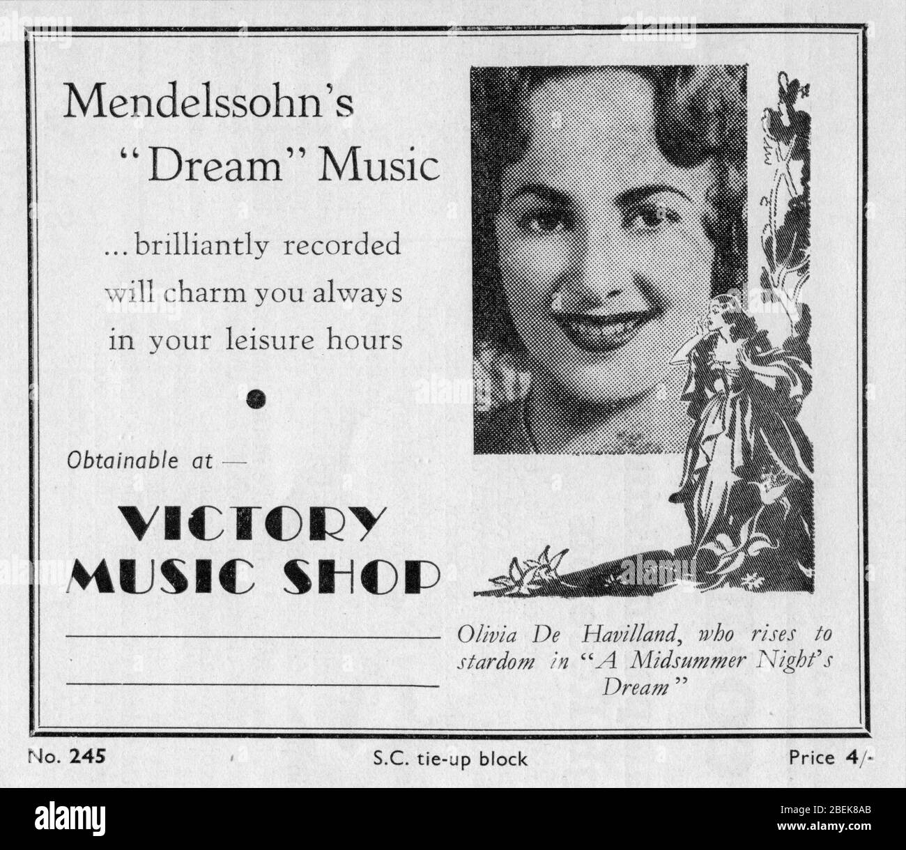 OLIVIA de HAVILLAND in A MIDSUMMER NIGHT'S DREAM 1935 directors MAX ...