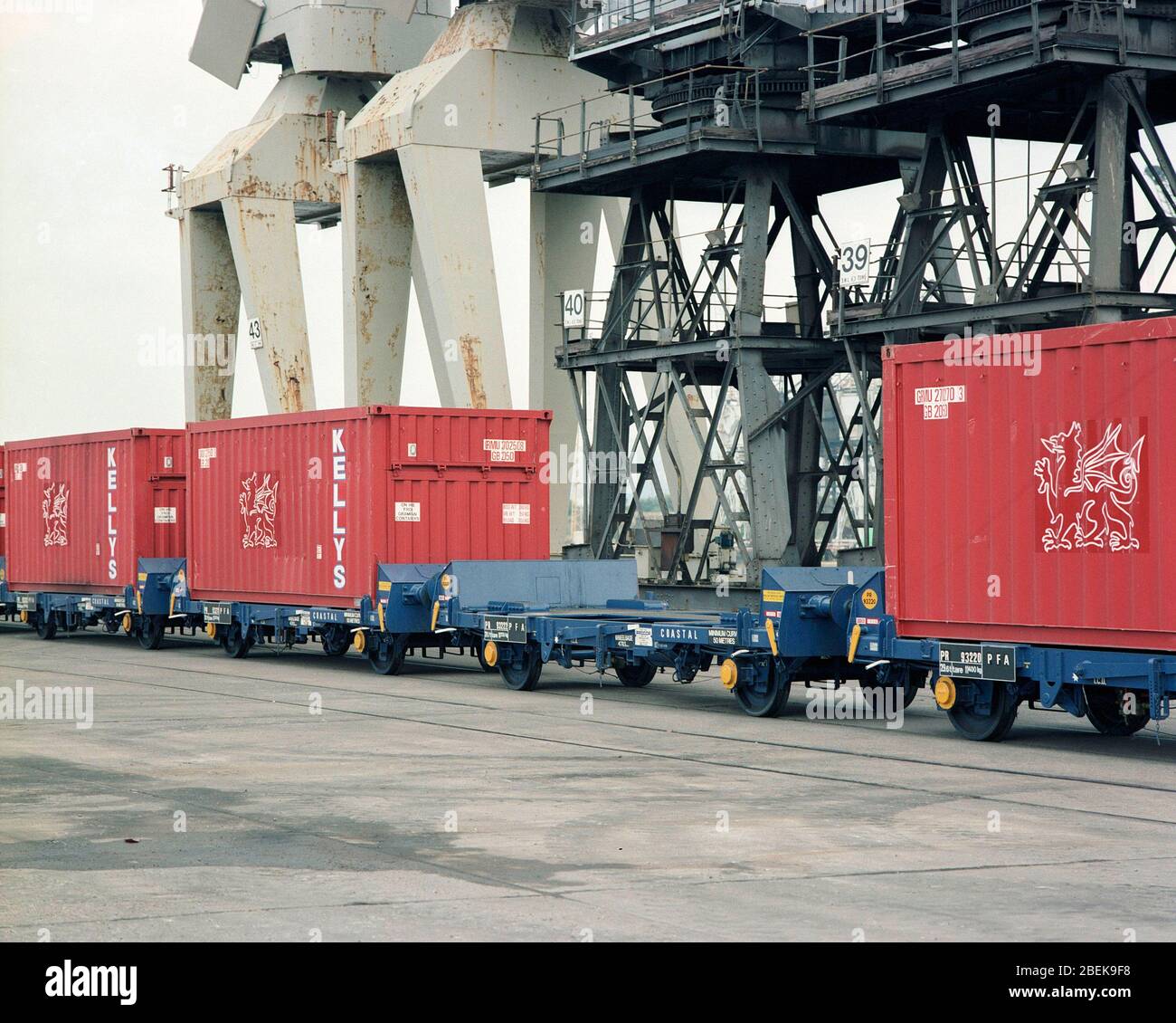 Coal rail transportation between coed bach and swansea harbour hi-res ...
