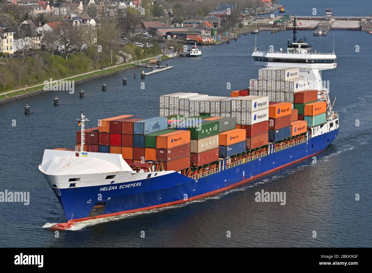Feedervessel Helena Schepers Stock Photo - Alamy