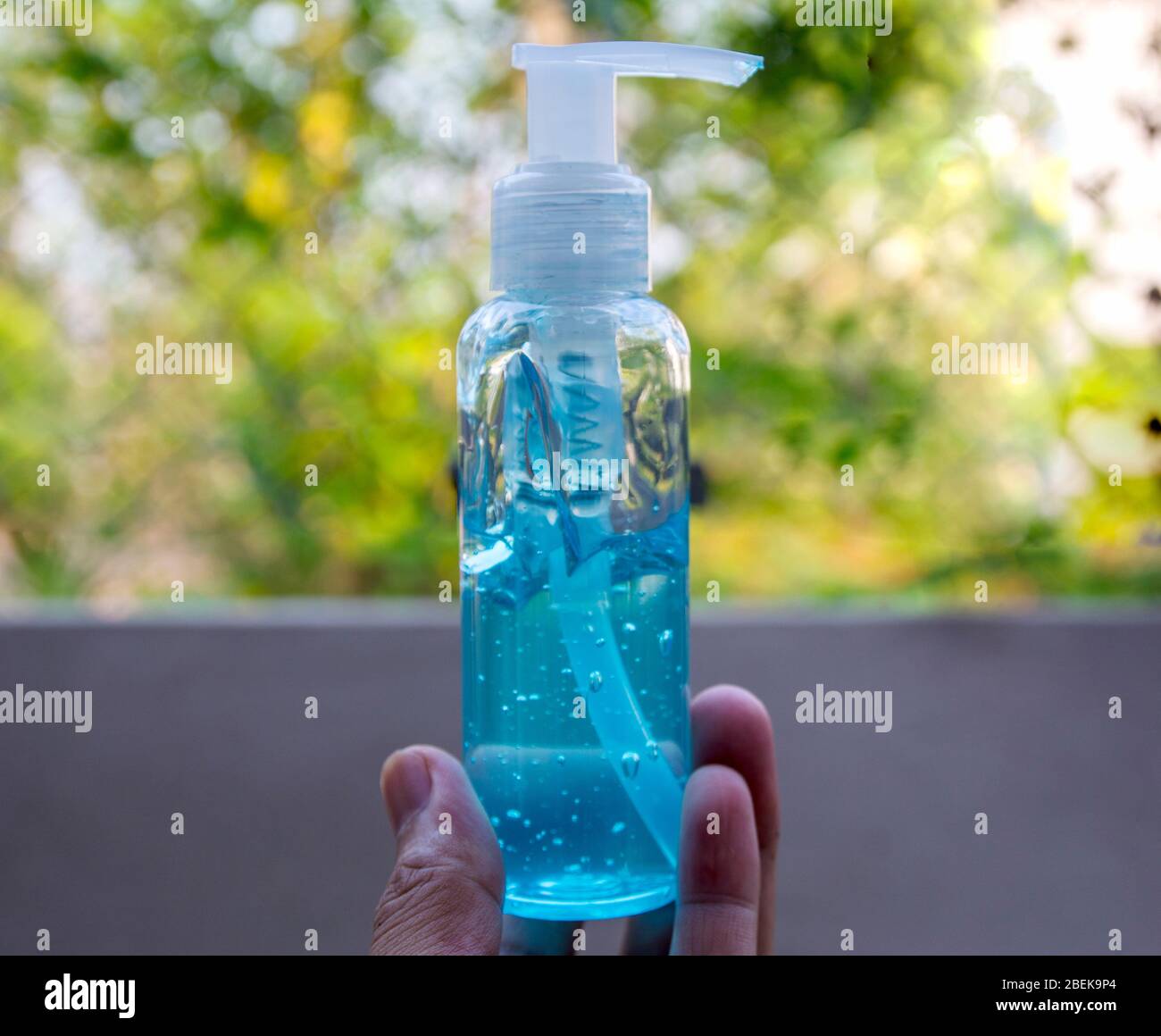 washing hands with alcohol gel . prevent the spread of germs and ...