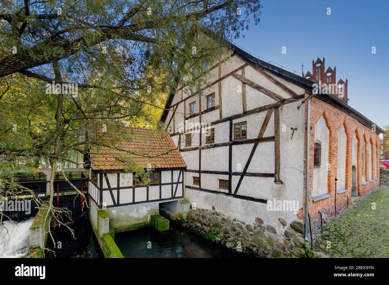 Slupsk, Pomerania province, Poland. The Castle Mill Stock Photo - Alamy