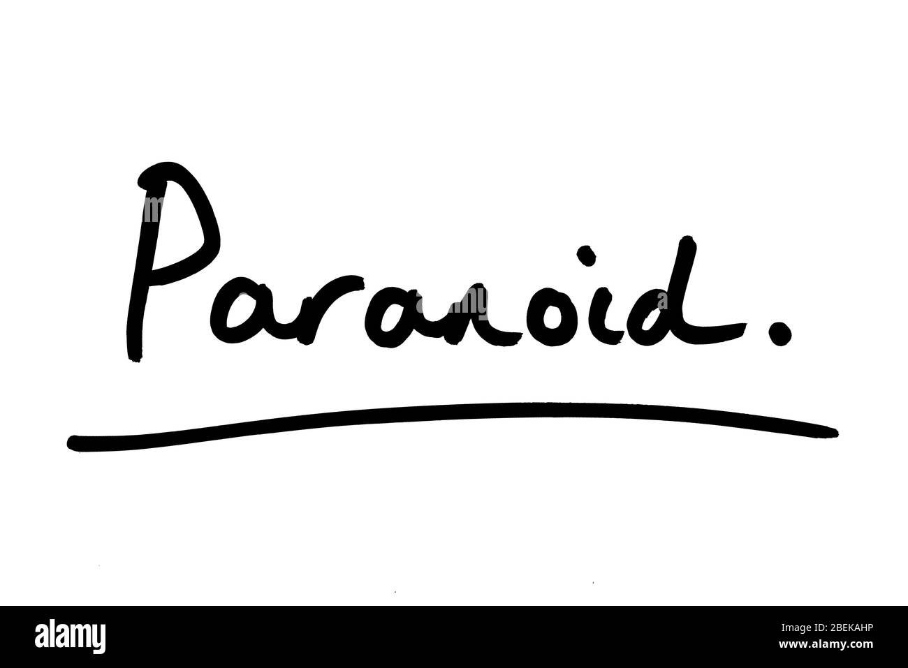 Paranoid Black and White Stock Photos & Images - Alamy