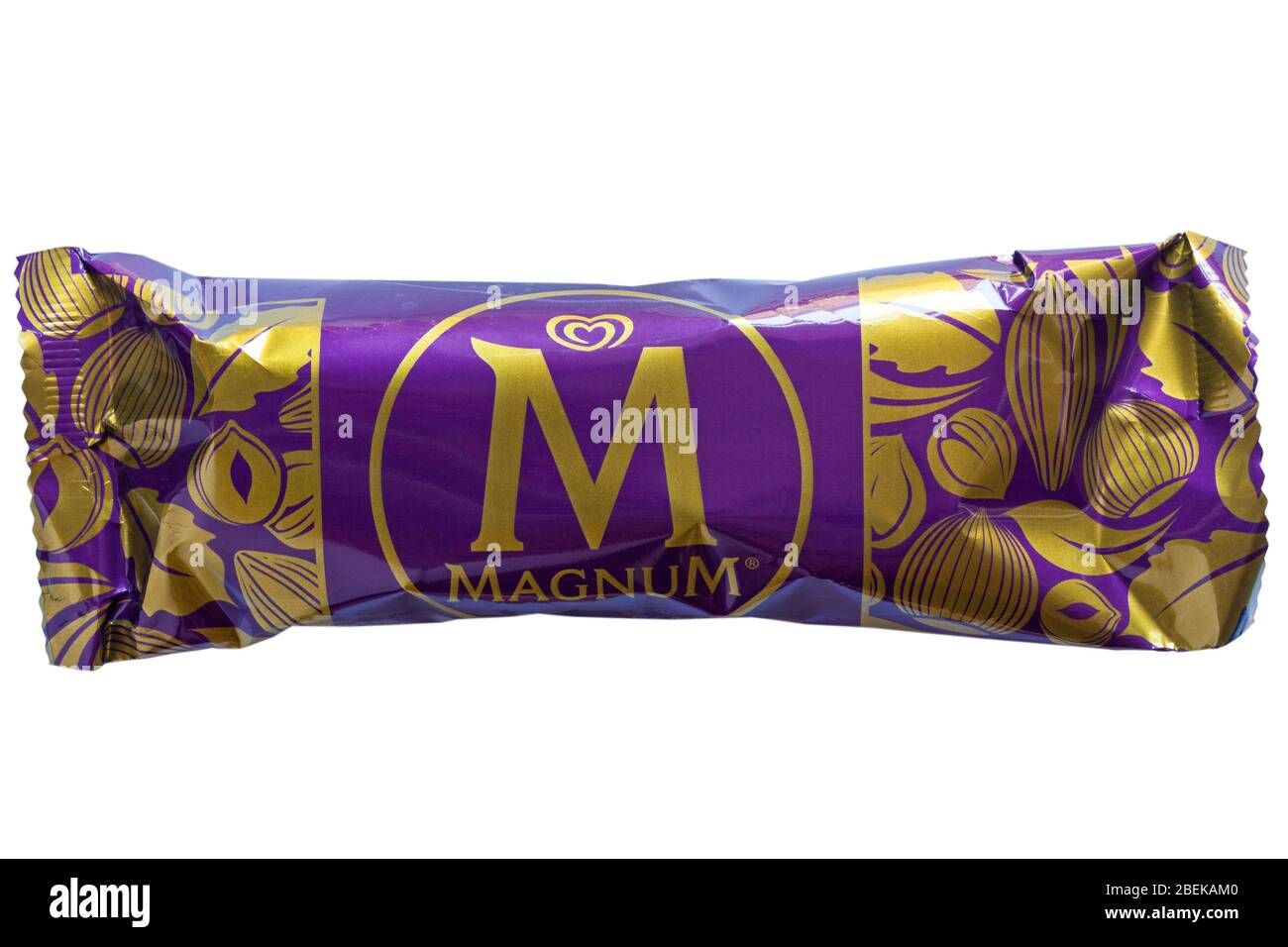 Magnum chocolate & hazelnut praline icecream ice cream isolated on ...