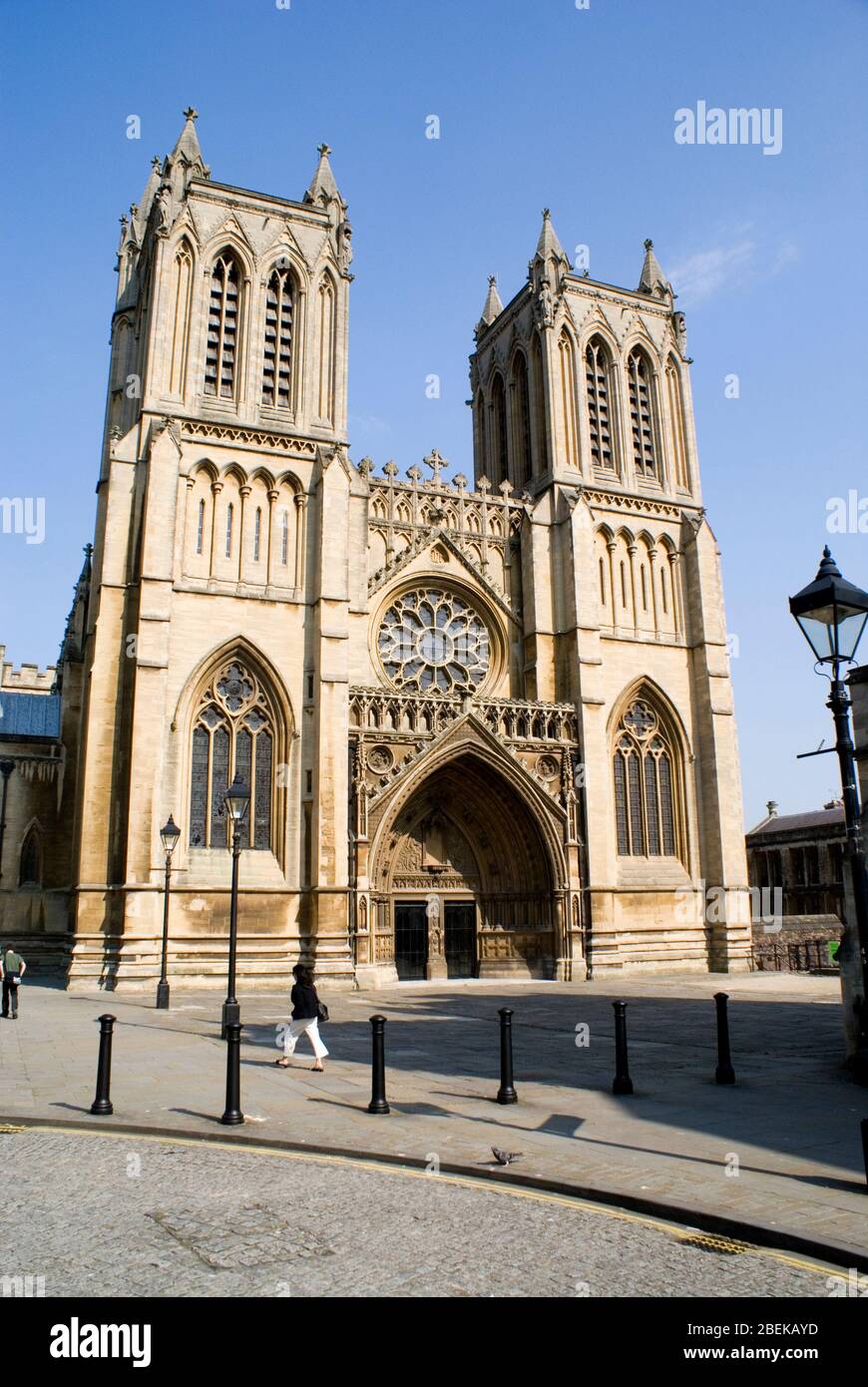 West front, Bristol Cathedral, Bristol Stock Photo - Alamy