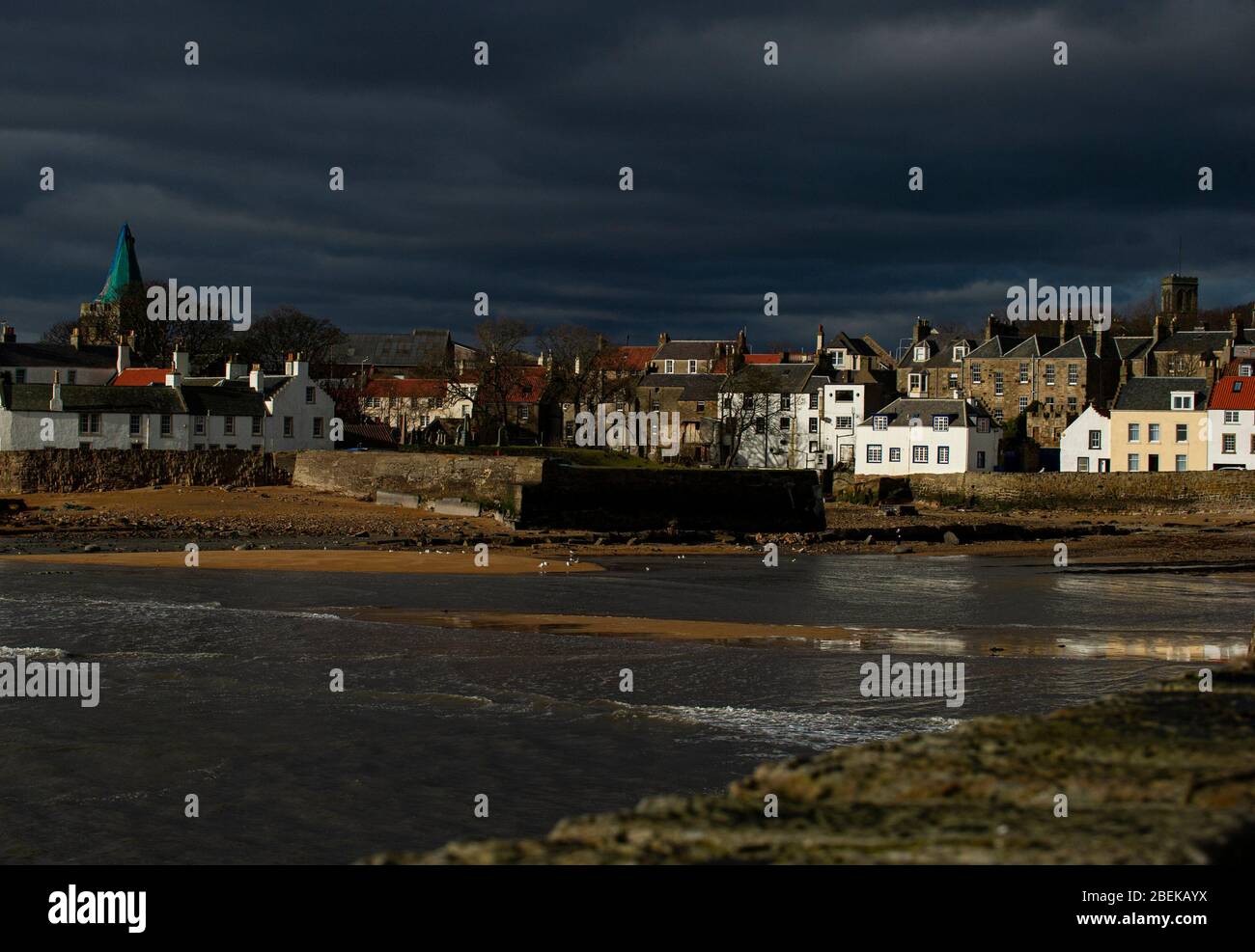 Anstruther, Fife, Scotland, UK The old fishing port of Anstruther in ...
