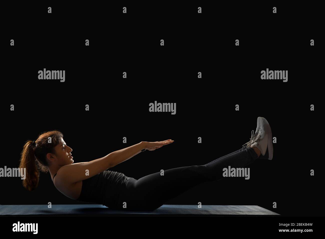 Fat woman working out hi-res stock photography and images - Alamy